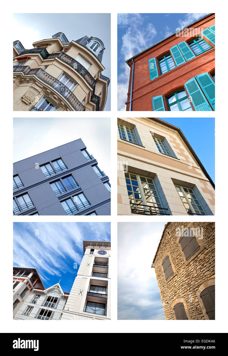 Collage building hi-res stock photography and images - Alamy
