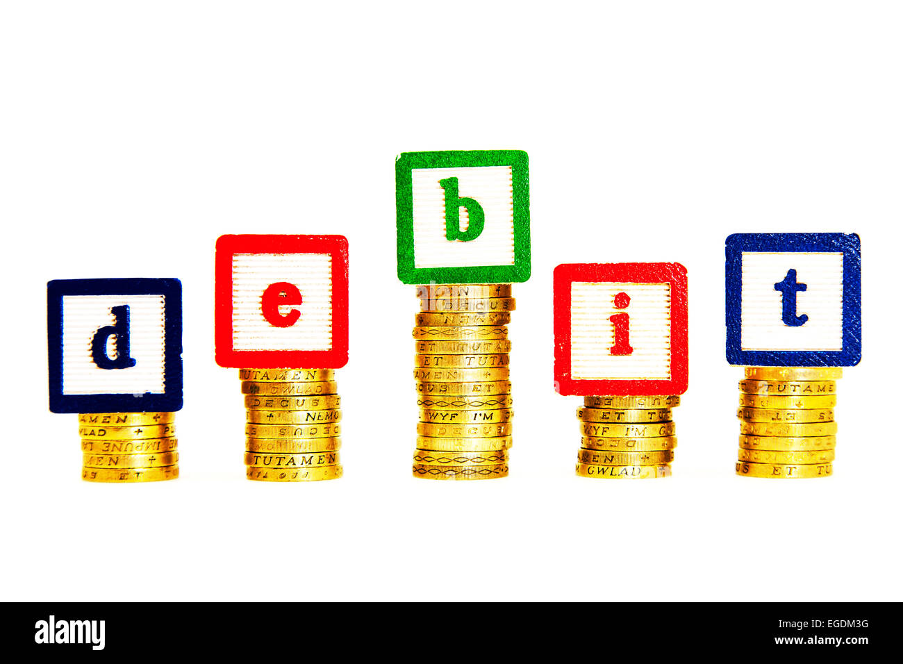 debit card money minus deduct cash pounds debits deducts cutout cut out ...