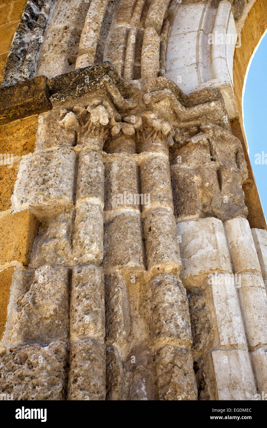 Ruins of San Giacomo medieval church in Gela city, Sicily Stock Photo ...