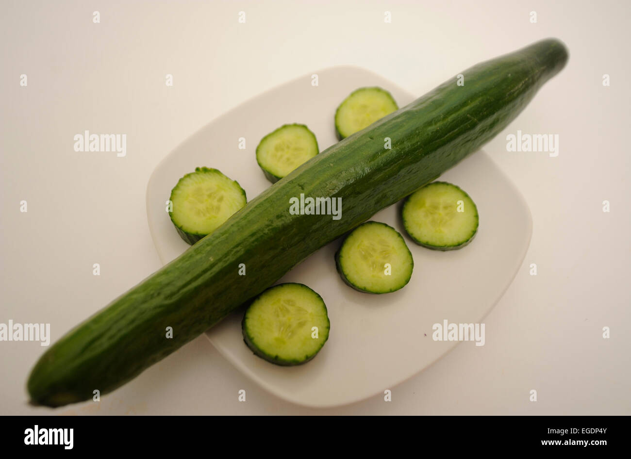 Cucumber slices cut out hi-res stock photography and images - Alamy