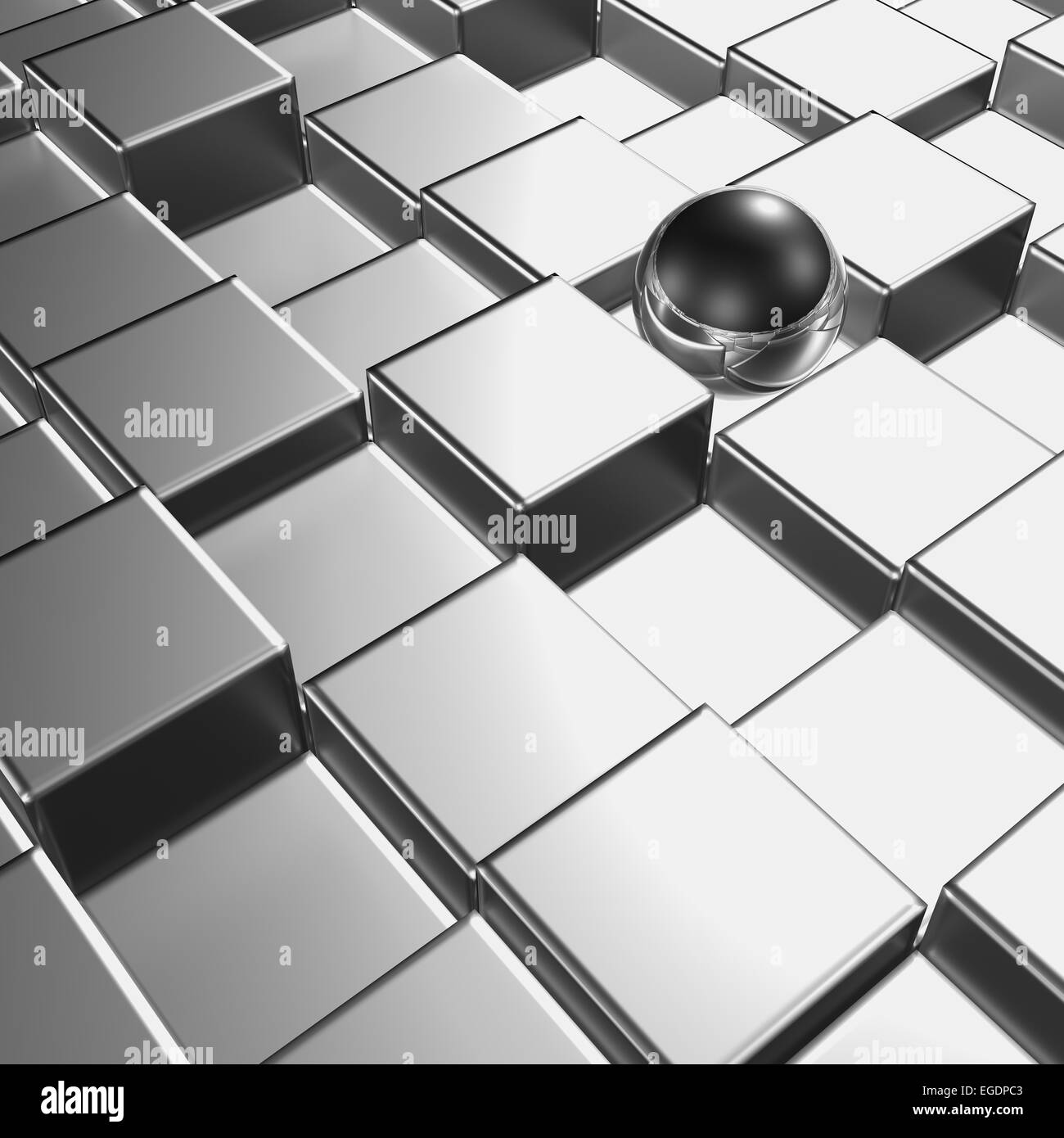 Three dimensional design Black and White Stock Photos & Images - Alamy