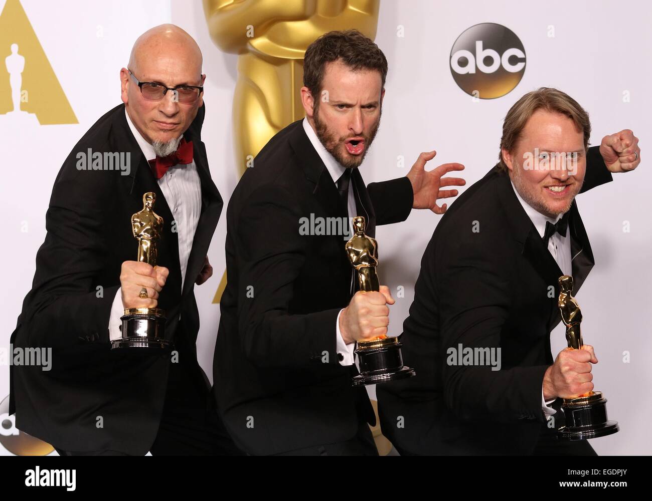 Los Angeles, CA, USA. 22nd Feb, 2015. Craig Mann, Ben Wilkins, Thomas ...