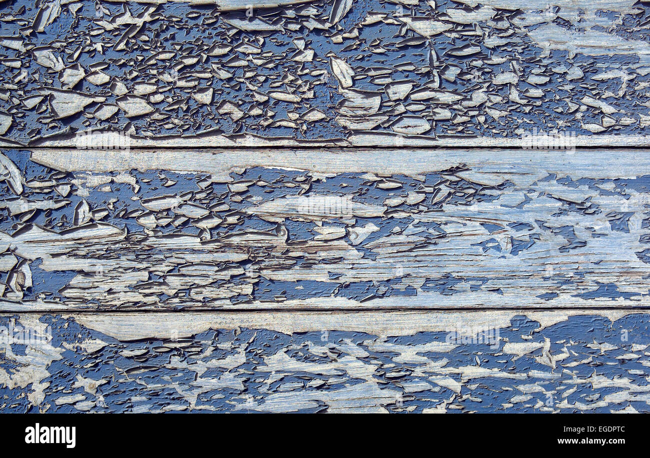 Blue peeling paint Stock Photo - Alamy