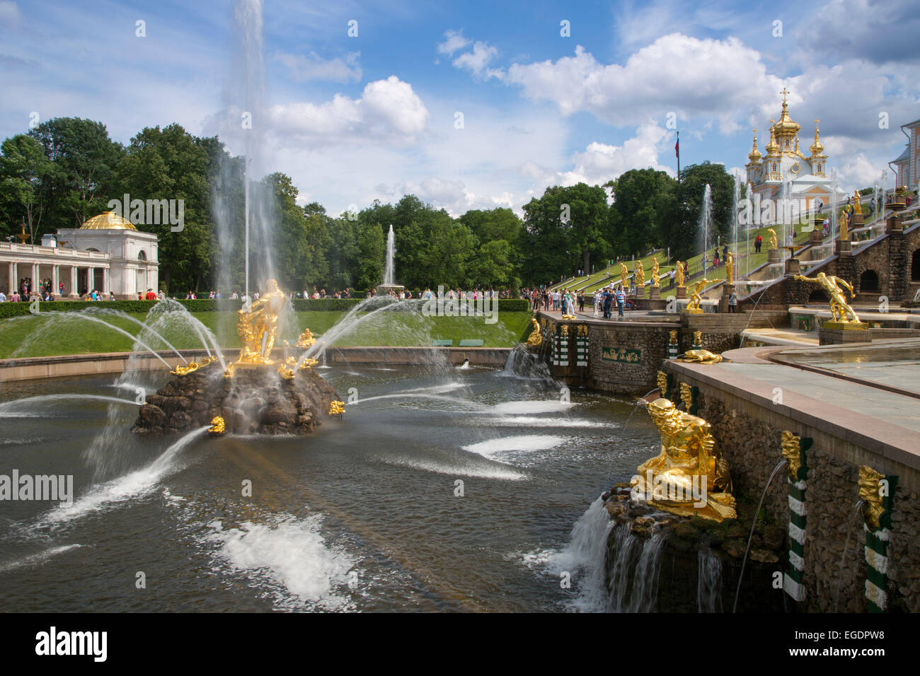 Grand Cascade Fountains At Peterhof Palace Petrodvorets St grand-cascade-fountains-at-peterhof-palace-petrodvorets-st