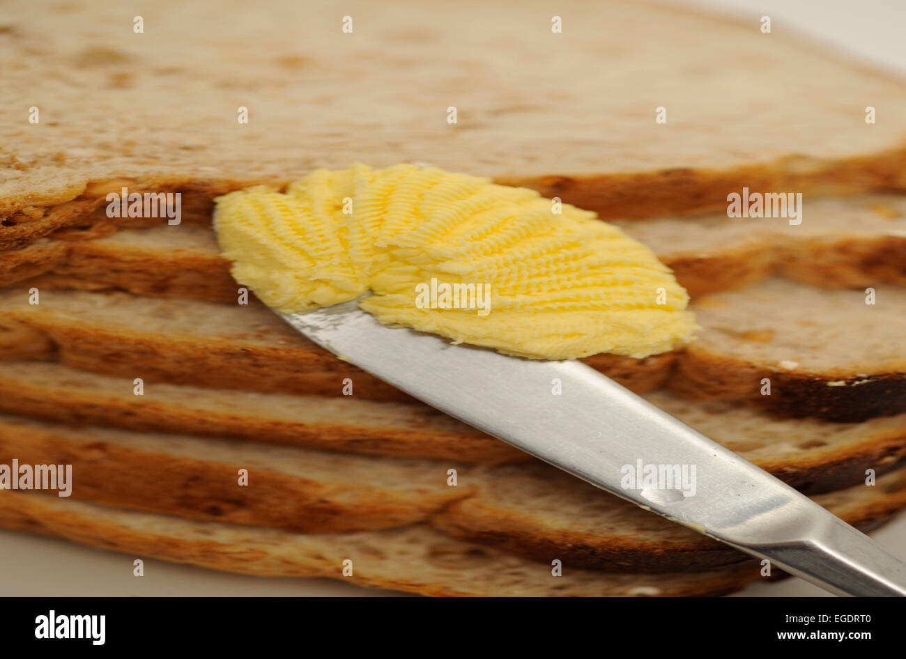 Bread and butter Stock Photo - Alamy