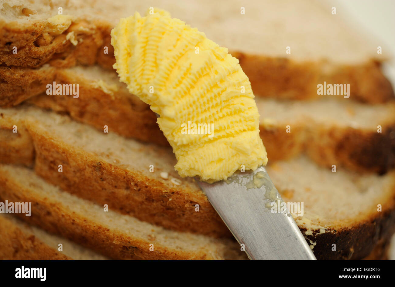 Bread and butter Stock Photo - Alamy