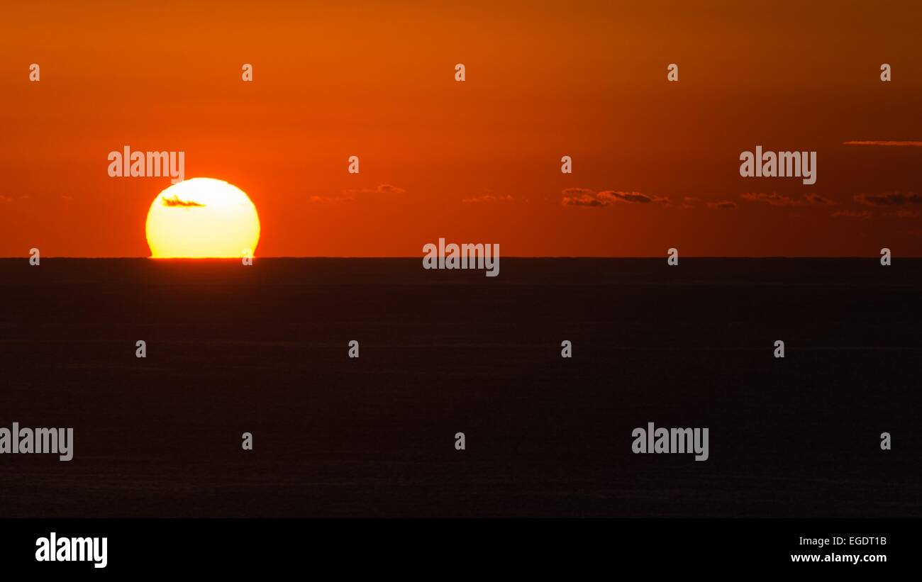 the sun is setting Stock Photo - Alamy