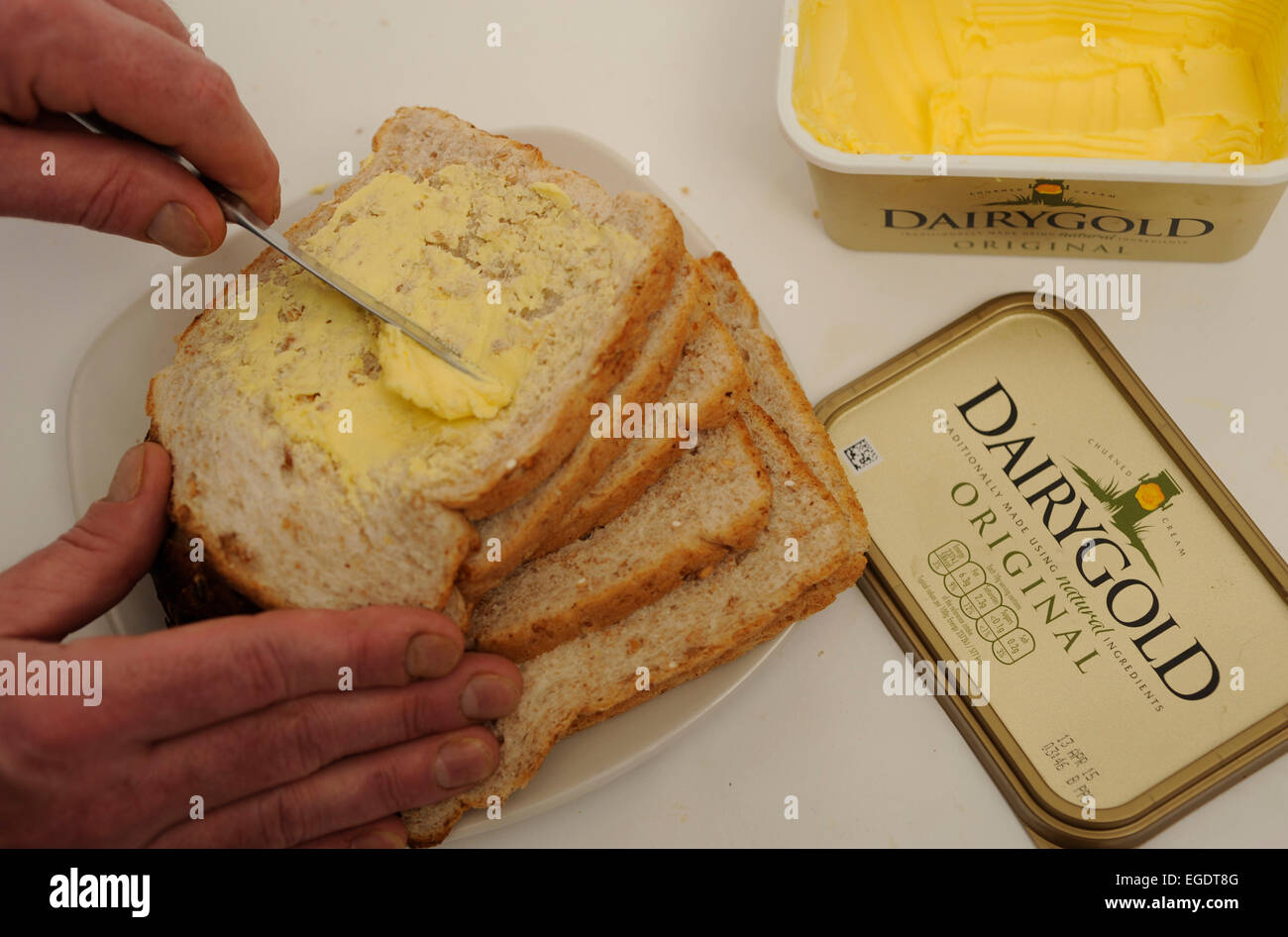Bread and butter Stock Photo - Alamy