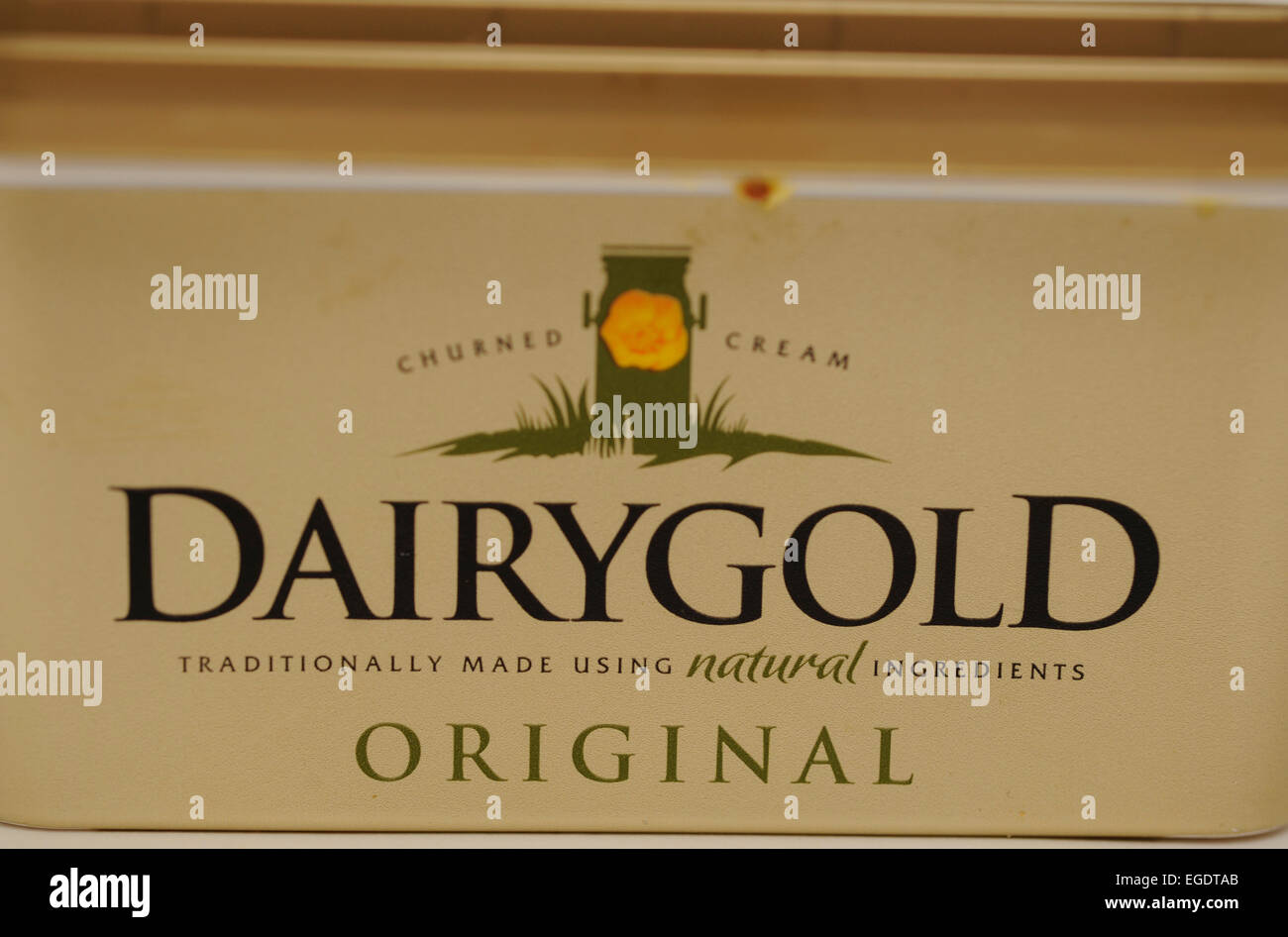Dairy Gold Butter Stock Photo - Alamy