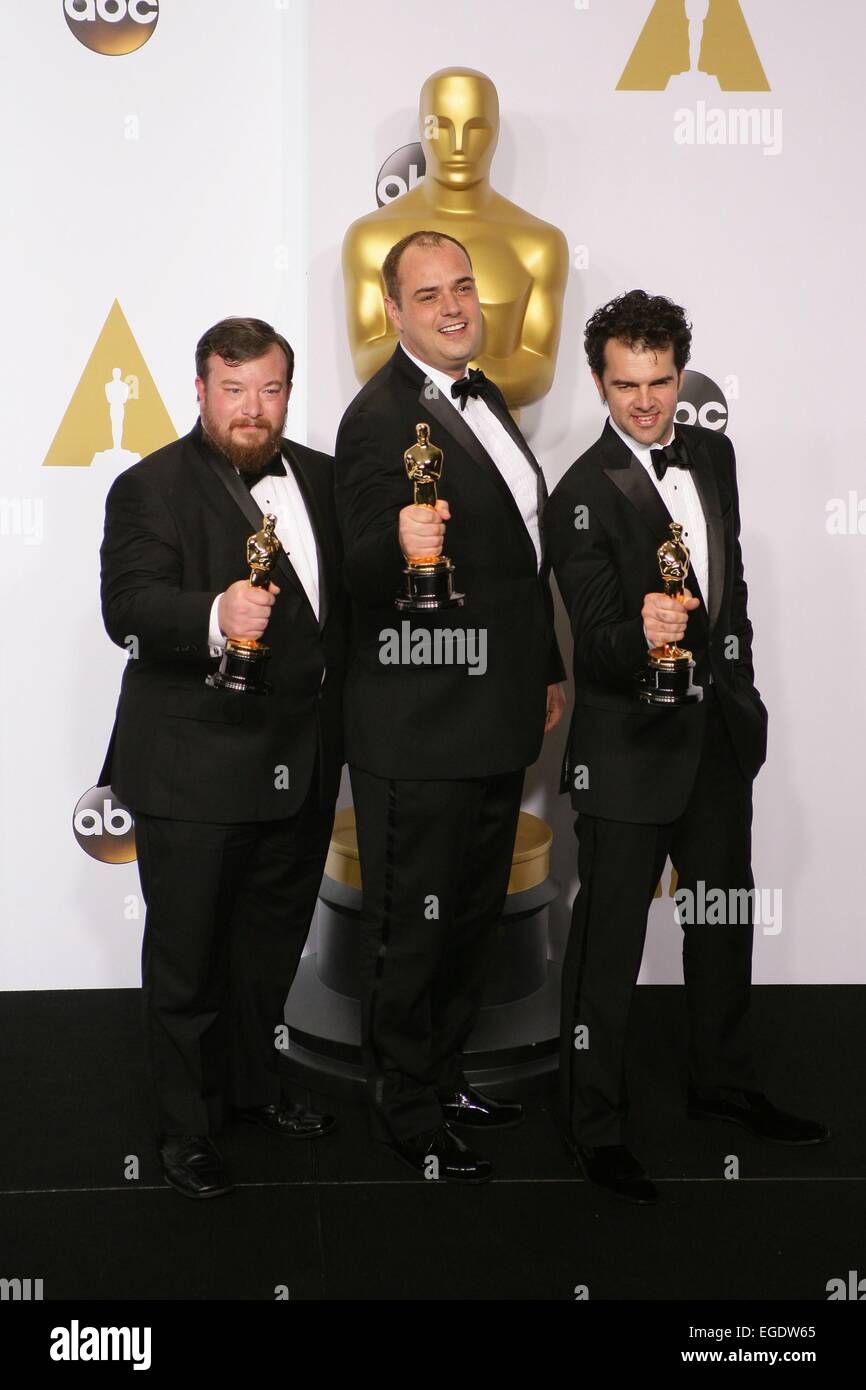 Los Angeles, CA, USA. 22nd Feb, 2015. Craig Mann, Ben Wilkins, Thomas ...