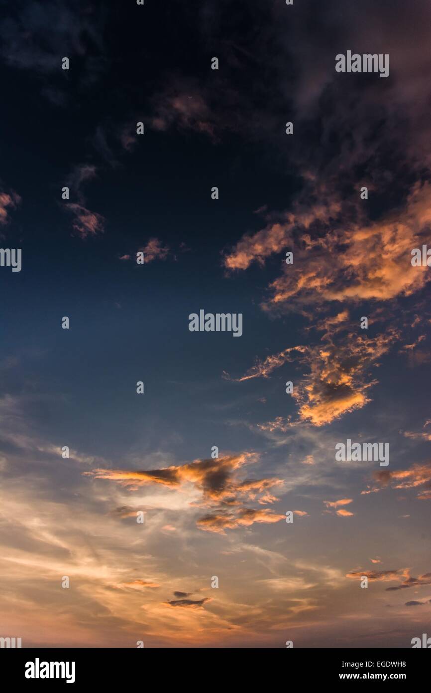 the sun is setting Stock Photo - Alamy