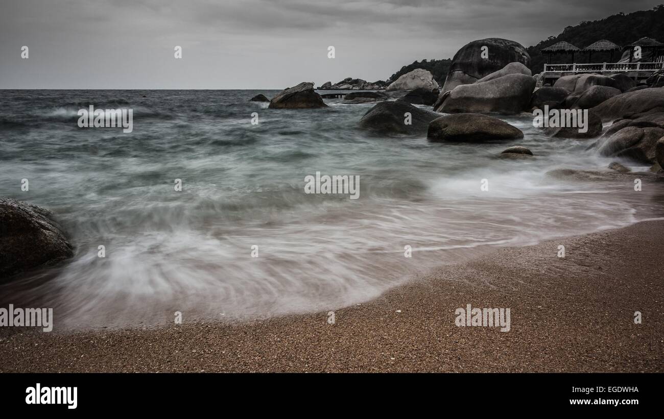 Long exposure waves hi-res stock photography and images - Alamy
