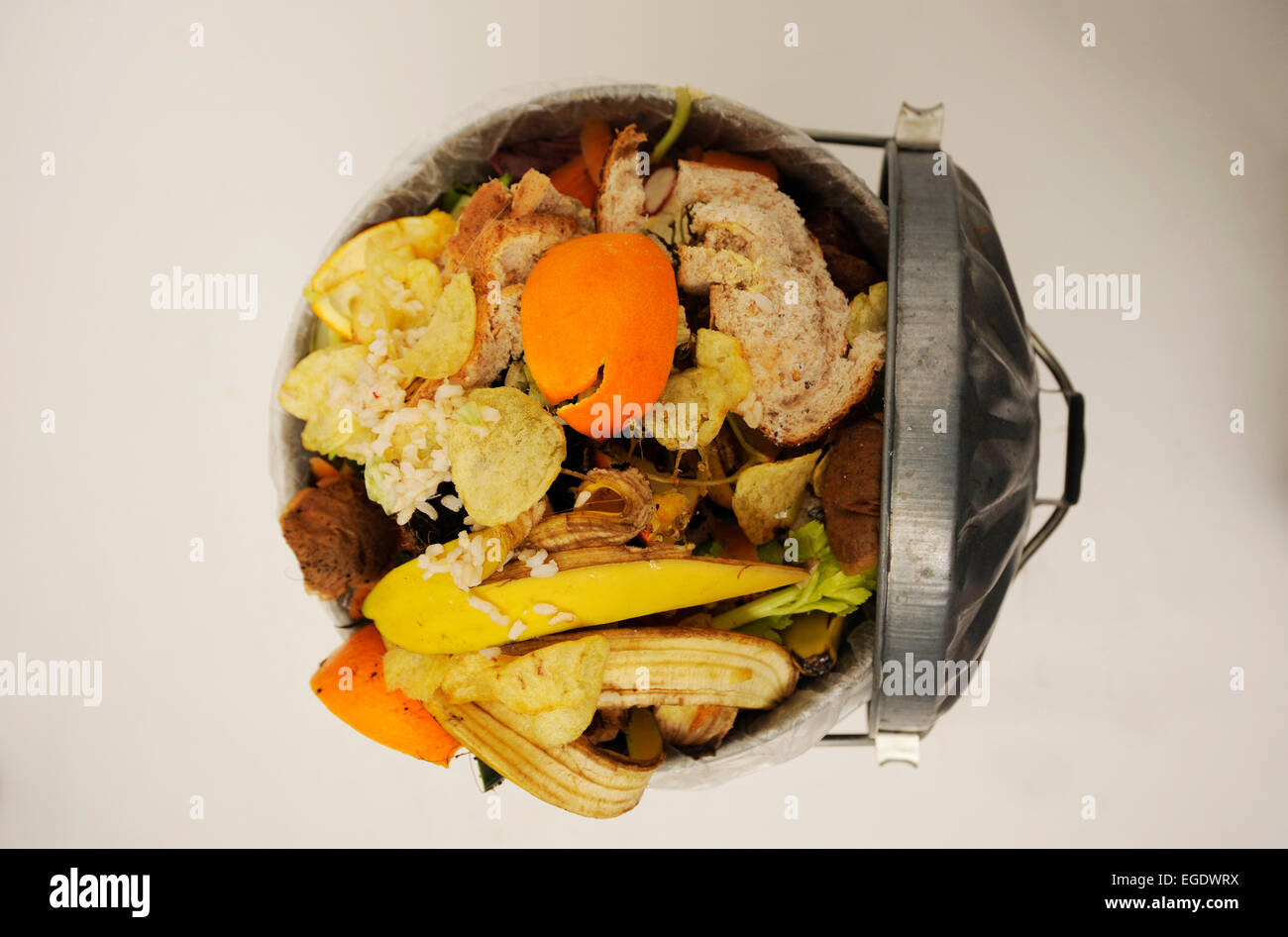 Food waste bin metal hi-res stock photography and images - Alamy