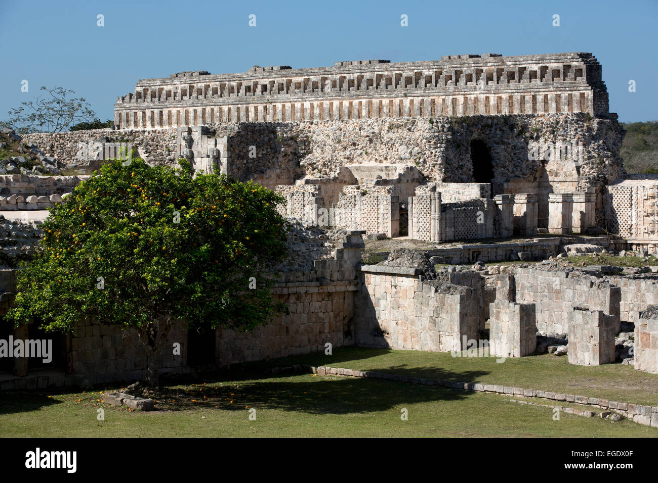 Codz Poop, Mayan ruins at Kabah, Yucatan, Mexico Stock Photo - Alamy