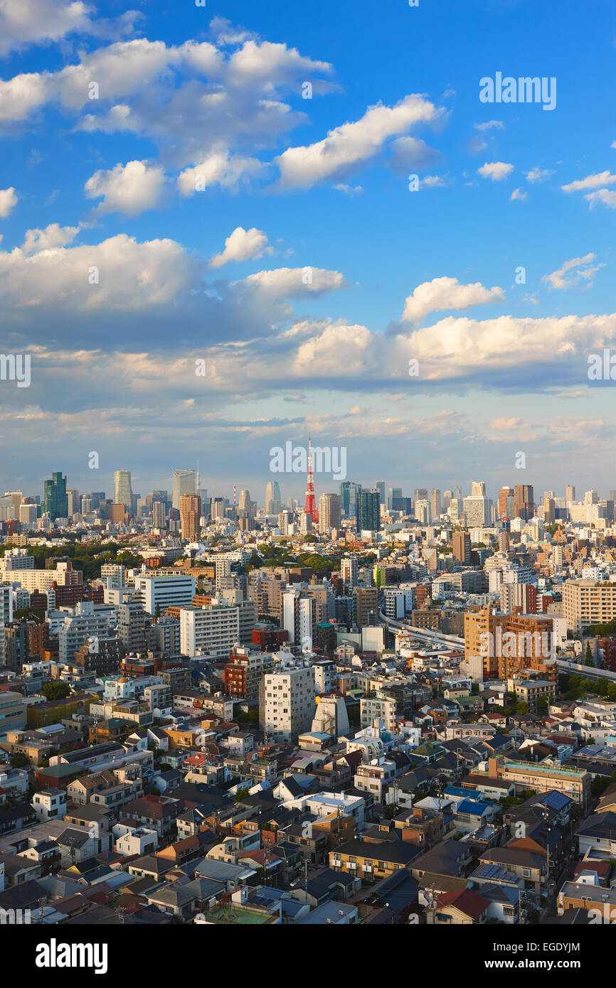Cityscape of Tokyo skyline, Tokyo, Japan Stock Photo - Alamy
