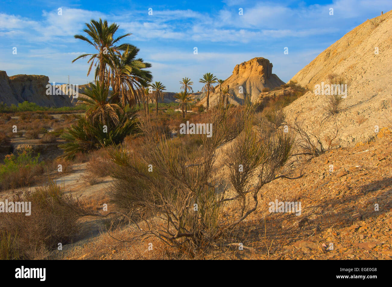 Tabernas Desert Natural Park, Tabernas, Almeria Province, Andalusia ...