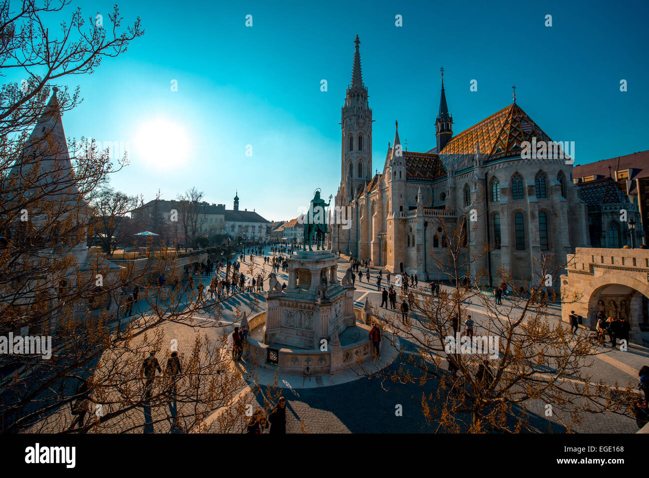 Matthias church statue hi-res stock photography and images - Alamy