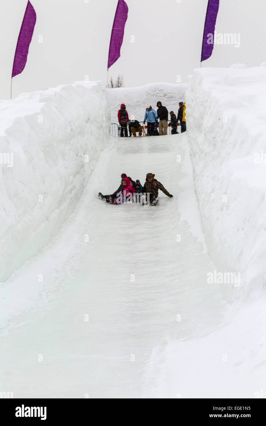 Winterlude Festival. Snowflake Kingdom Jacques Cartier Park Gatineau ...