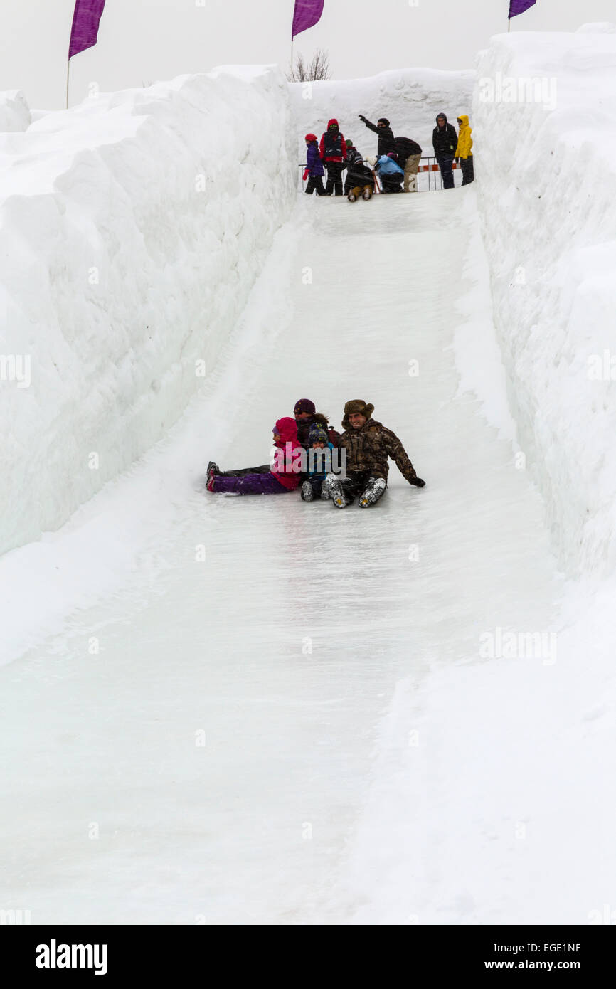 Winterlude Festival. Snowflake Kingdom Jacques Cartier Park Gatineau ...