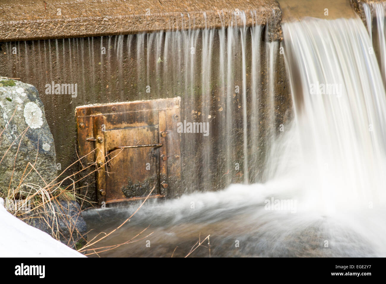 Hatch in Waterfall Stock Photo - Alamy