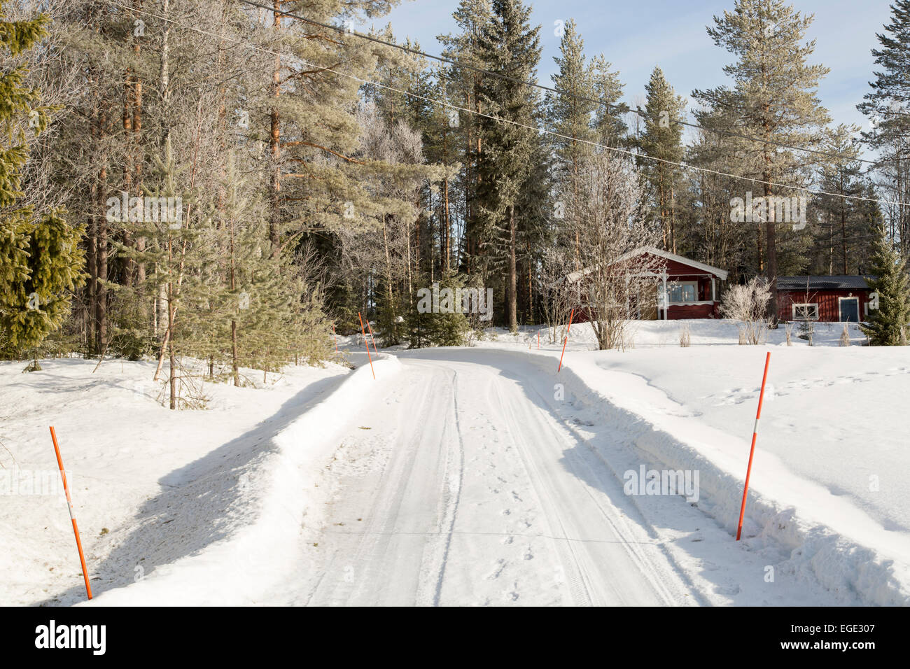 Sweden rural road hi-res stock photography and images - Alamy
