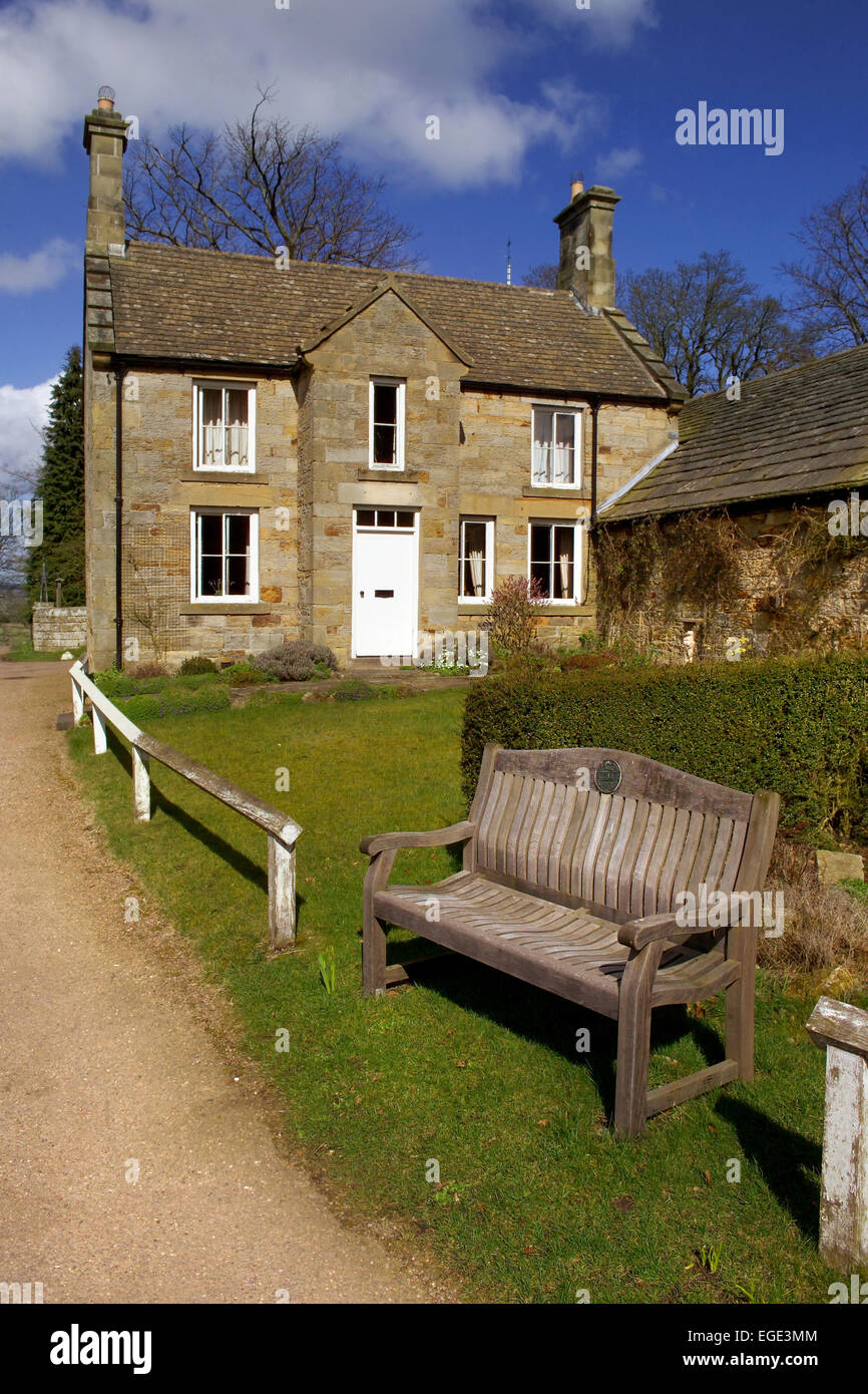 Cambo village, Northumberland Stock Photo - Alamy