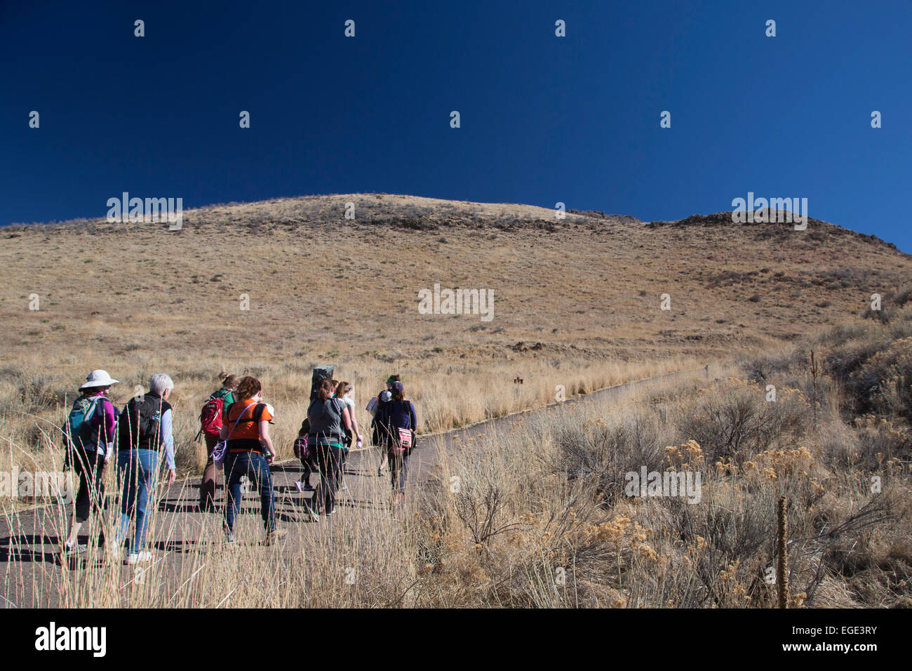 Golden, Colorado - Women hike with their babies on North Table Mountain ...