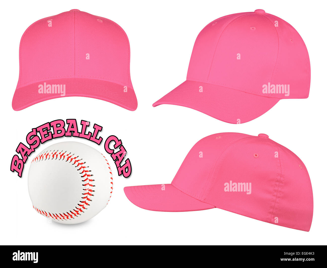 baseball cap in different angles on white background Stock Photo - Alamy