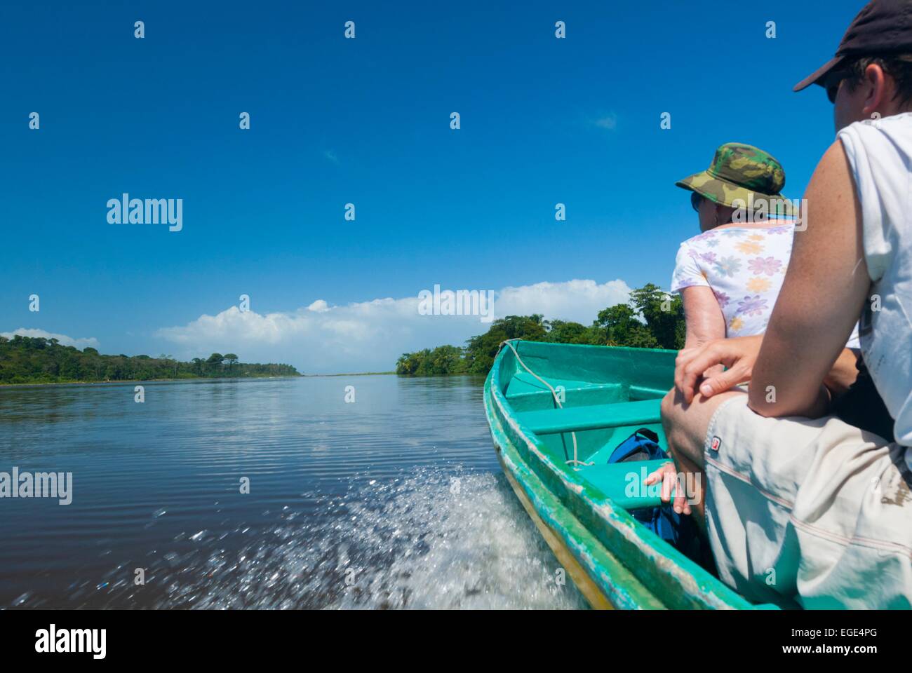 Costa rica tortuguero canoe hi-res stock photography and images - Alamy