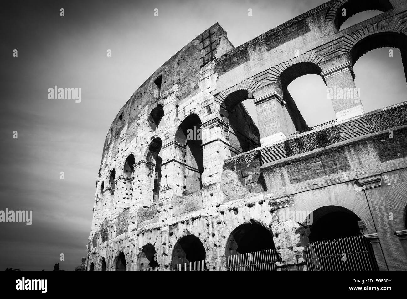 It was the largest amphitheatre of the roman empire Black and White ...