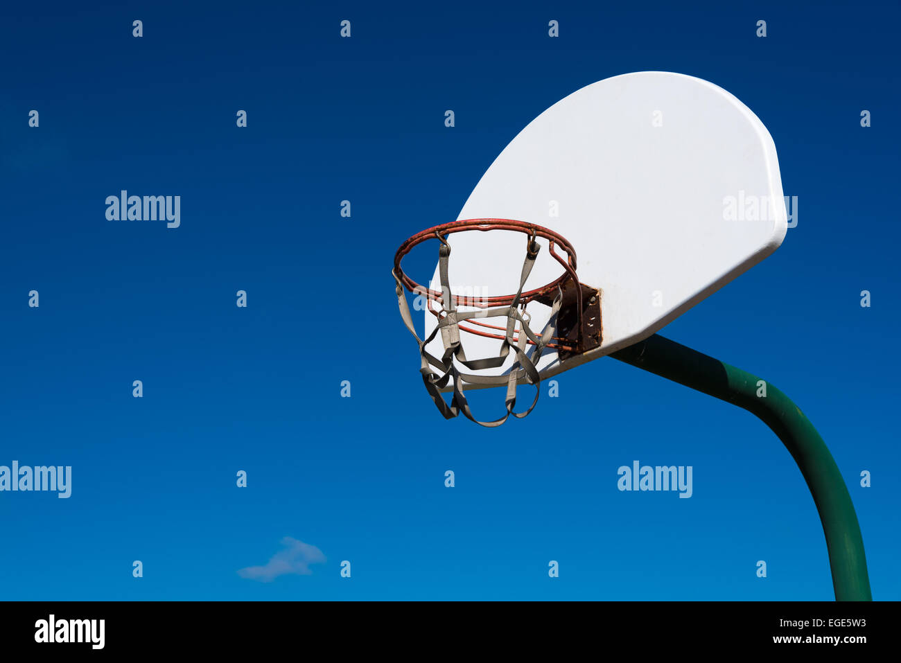 Outdoor basketball hoop on playground hi-res stock photography and ...