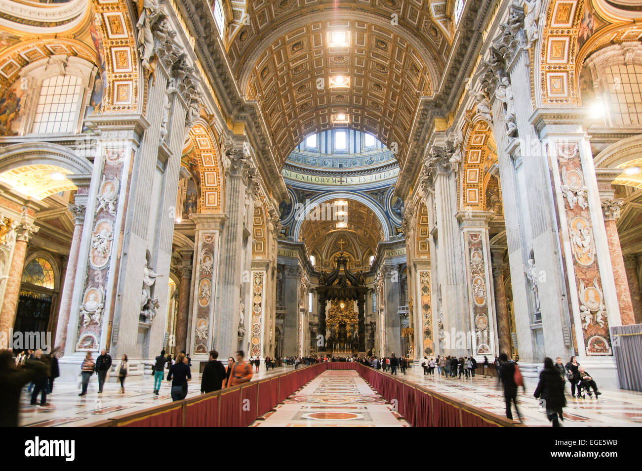 Saint Peters Cathedral, Rome, Vatican City Stock Photo - Alamy