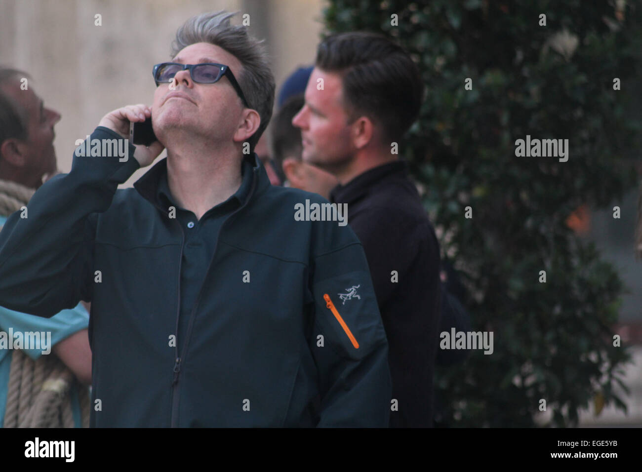 Tom Cruise on the set of Mission: Impossible 5 at the Vienna State ...
