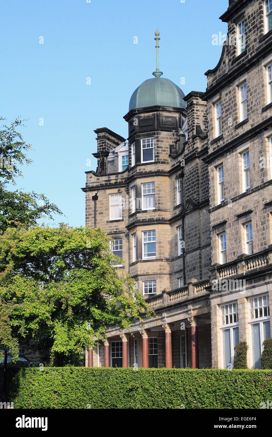 Windsor House in Spring sunshine overlooks Valley Gardens, Harrogate ...