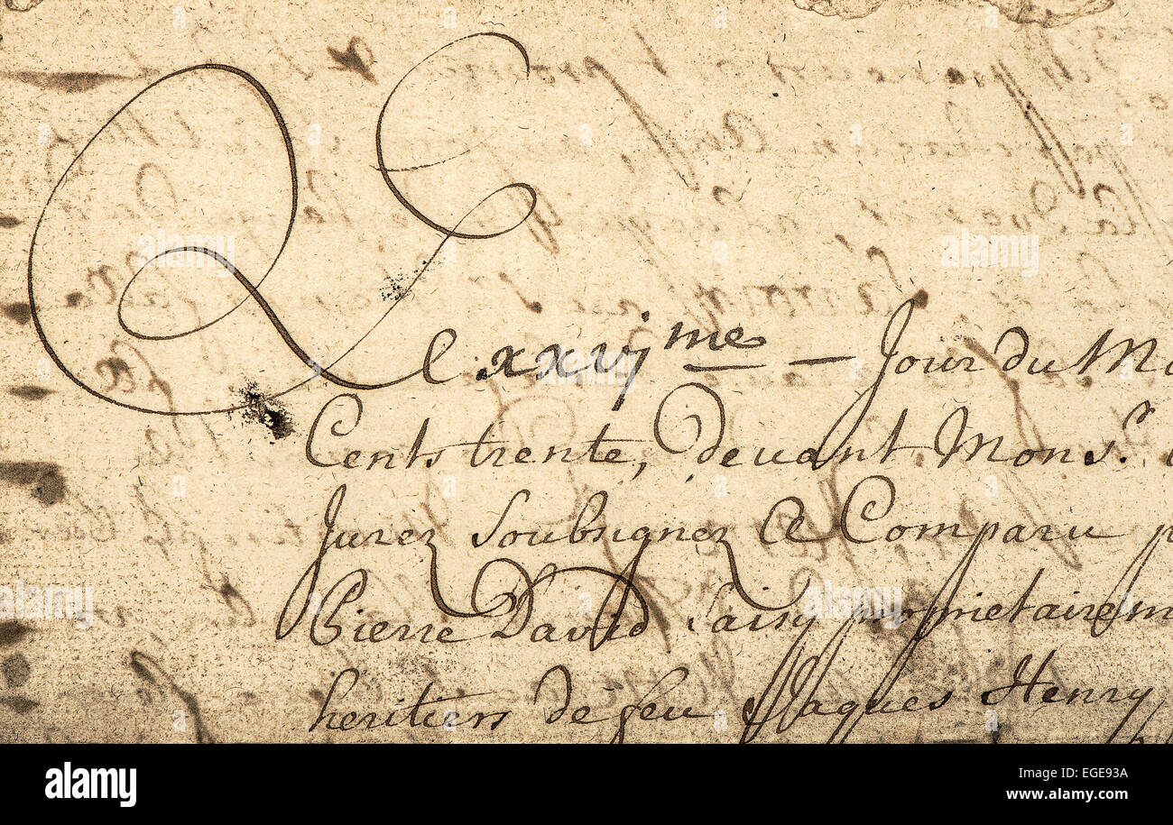 Vintage handwriting with latin text. Manuscript. Parchment. Grunge ...