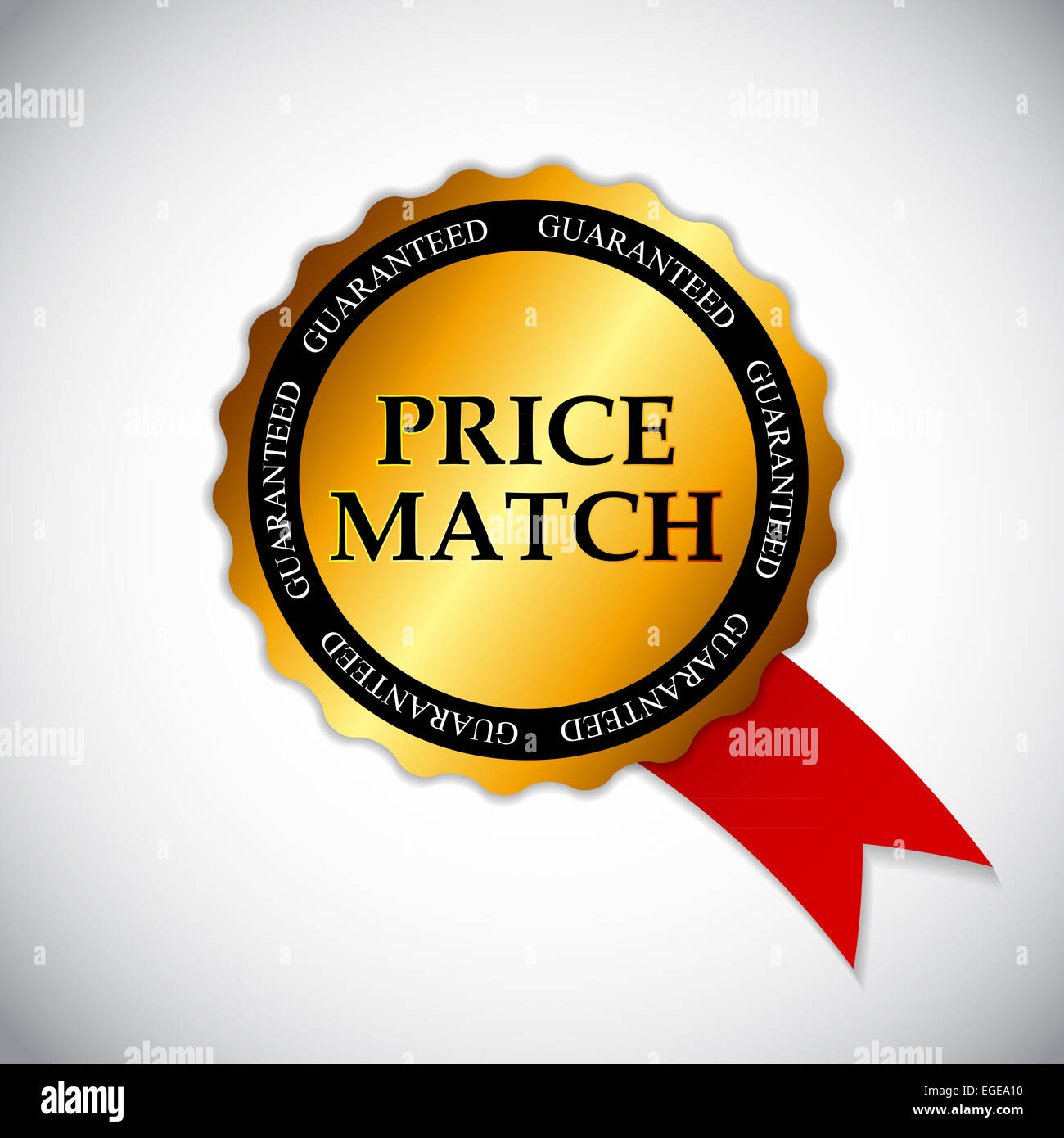 Price Match Label Vector Illustration Stock Photo - Alamy