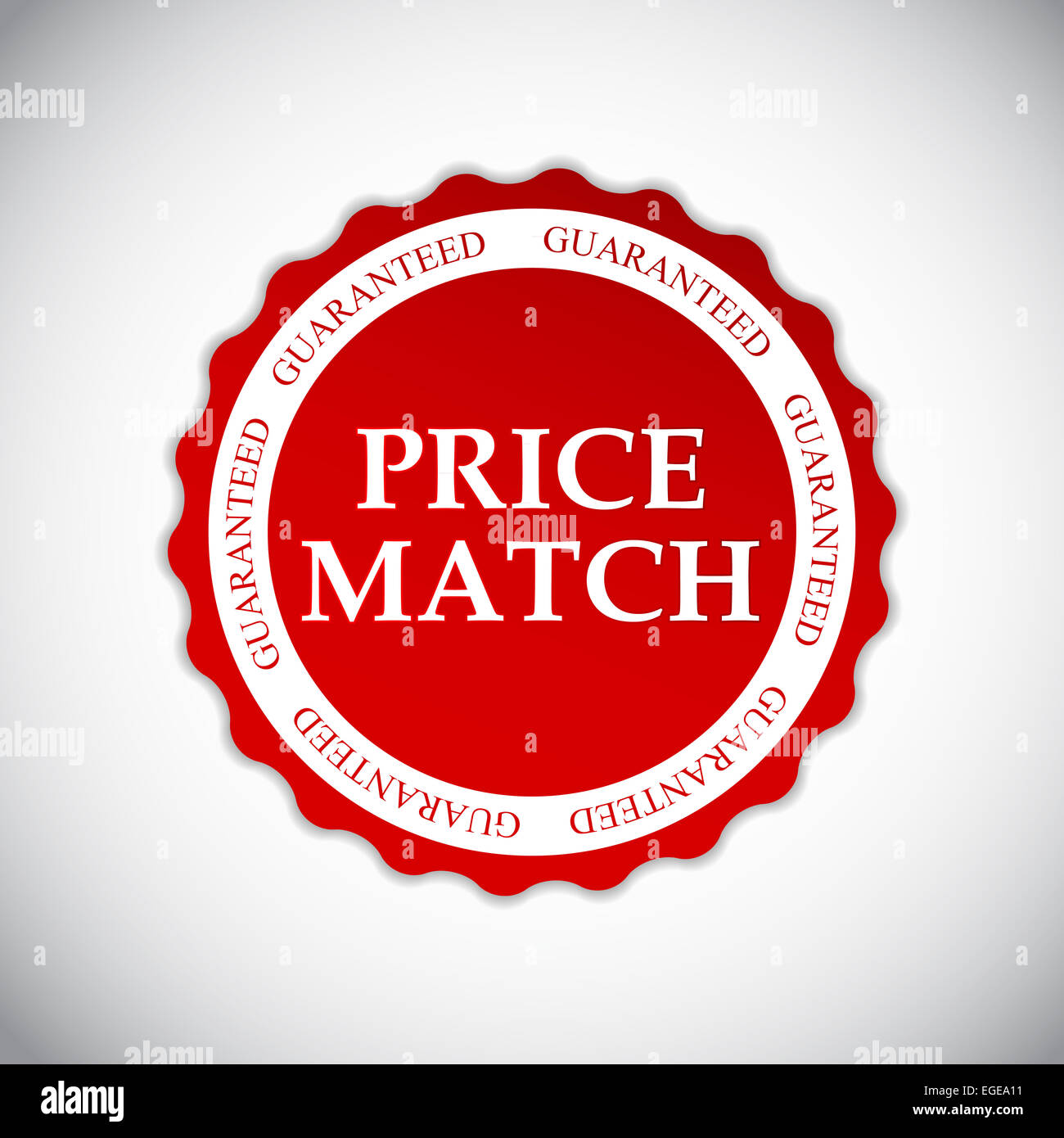 Price Match Label Vector Illustration Stock Photo - Alamy