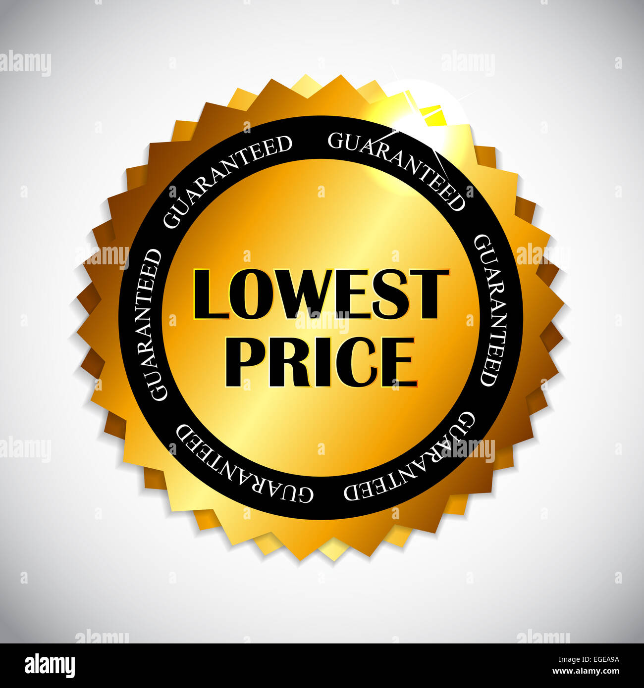 Lowest Price Label Vector Illustration Stock Photo - Alamy