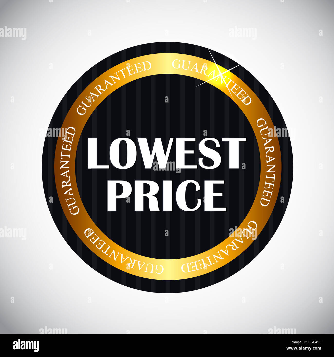 Lowest Price Label Vector Illustration Stock Photo - Alamy