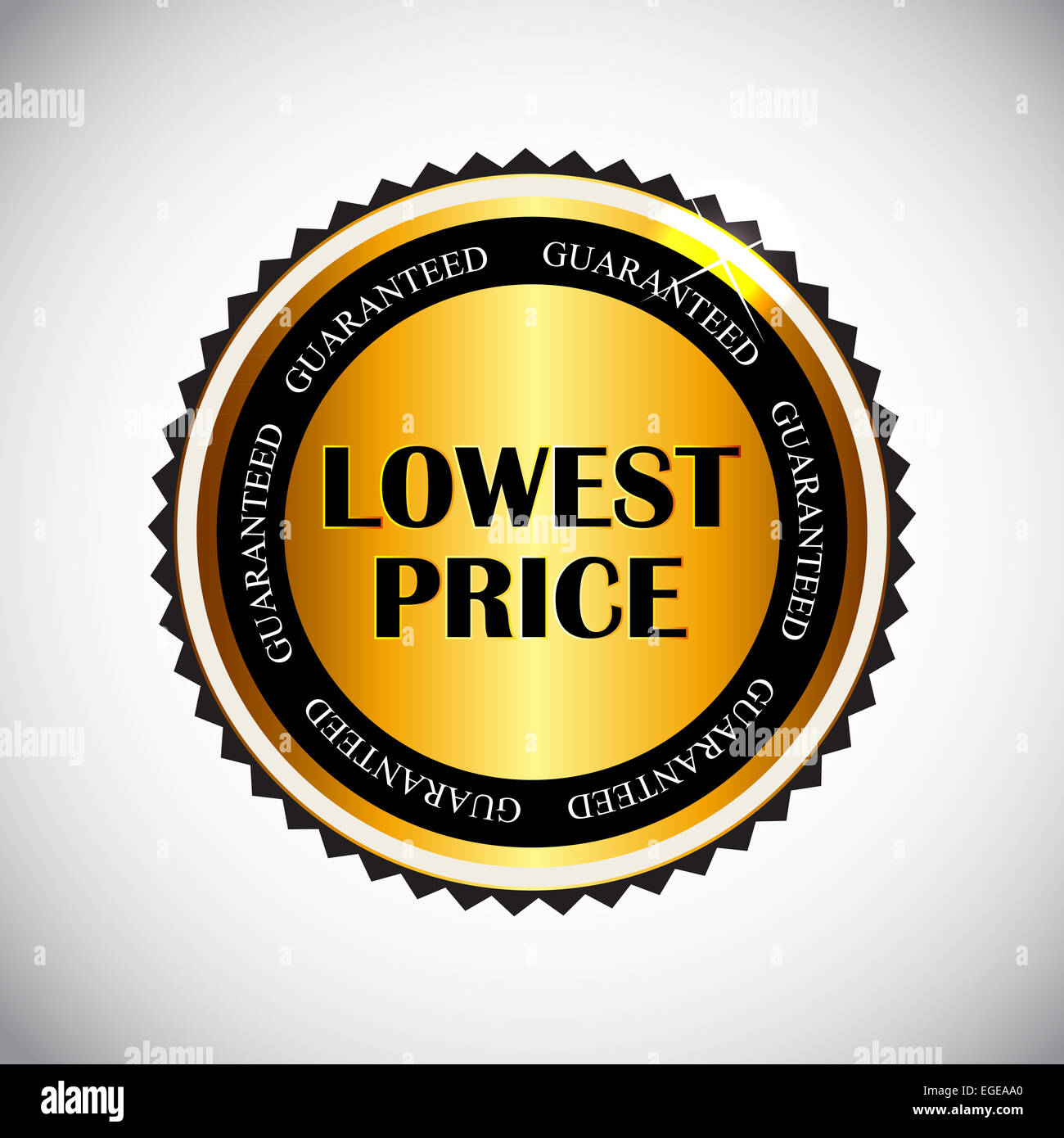 Lowest Price Label Vector Illustration Stock Photo - Alamy