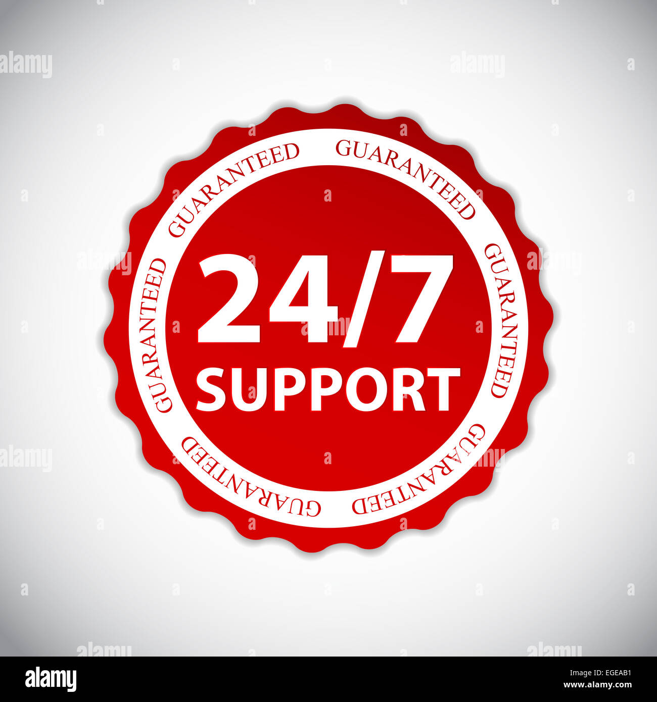 Vector 24 7 support gold sign hi-res stock photography and images - Alamy