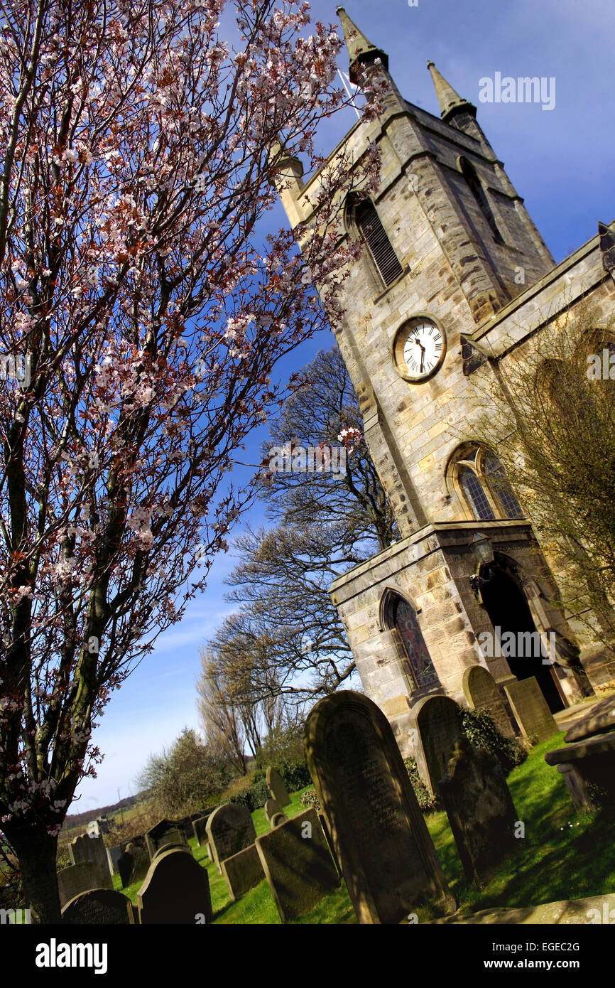 St Mary's Church, Belford, Northumberland Stock Photo - Alamy