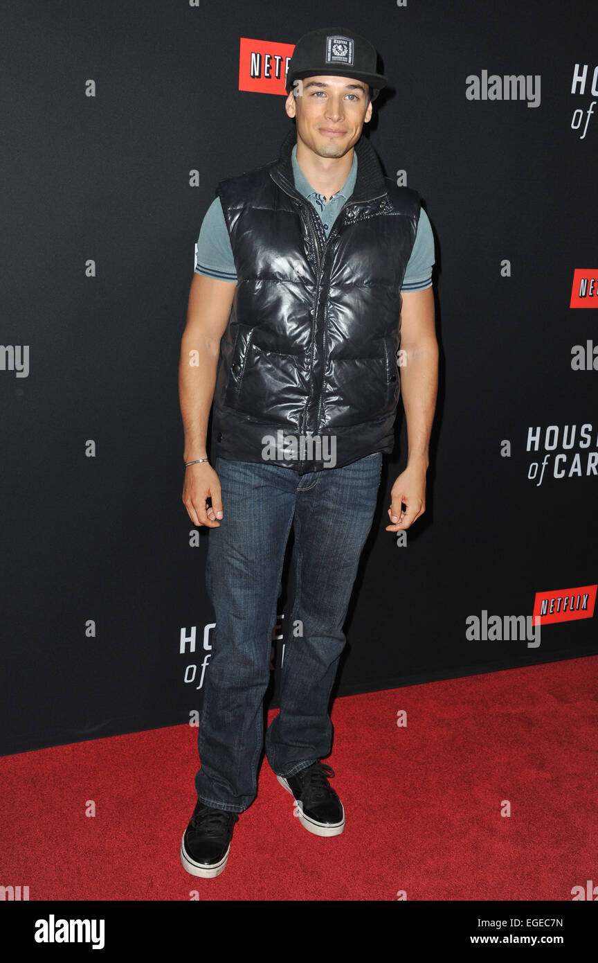 LOS ANGELES, CA - FEBRUARY 13, 2014: Andrew M. Gray at the season two ...