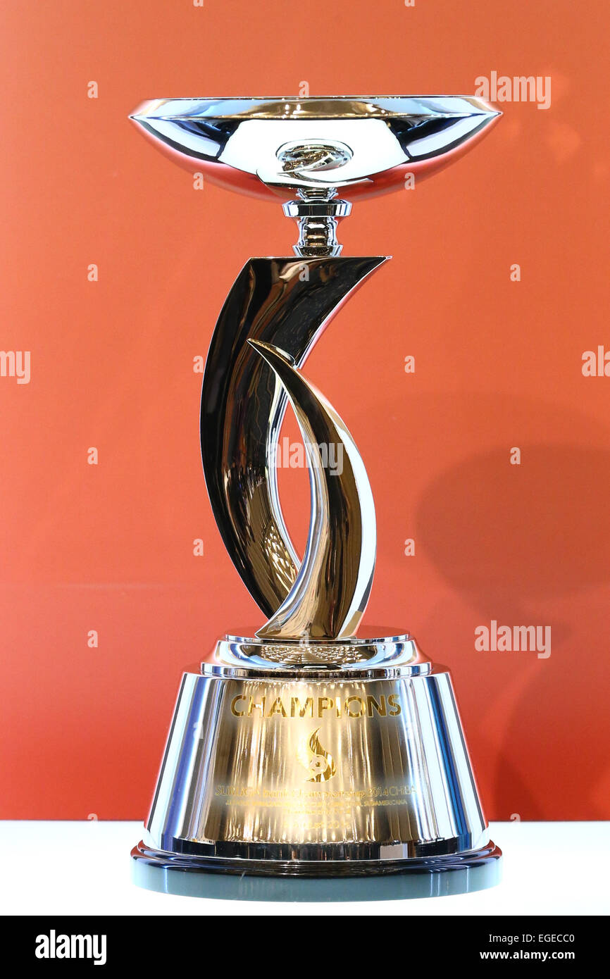 Grand Prince Hotel Shin-Takanawa, Tokyo, Japan. 19th Feb, 2015. Suruga ...