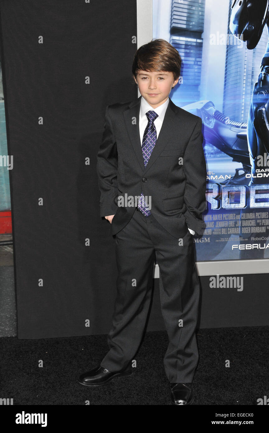 LOS ANGELES, CA - FEBRUARY 10, 2014: John Paul Ruttan at the premiere ...
