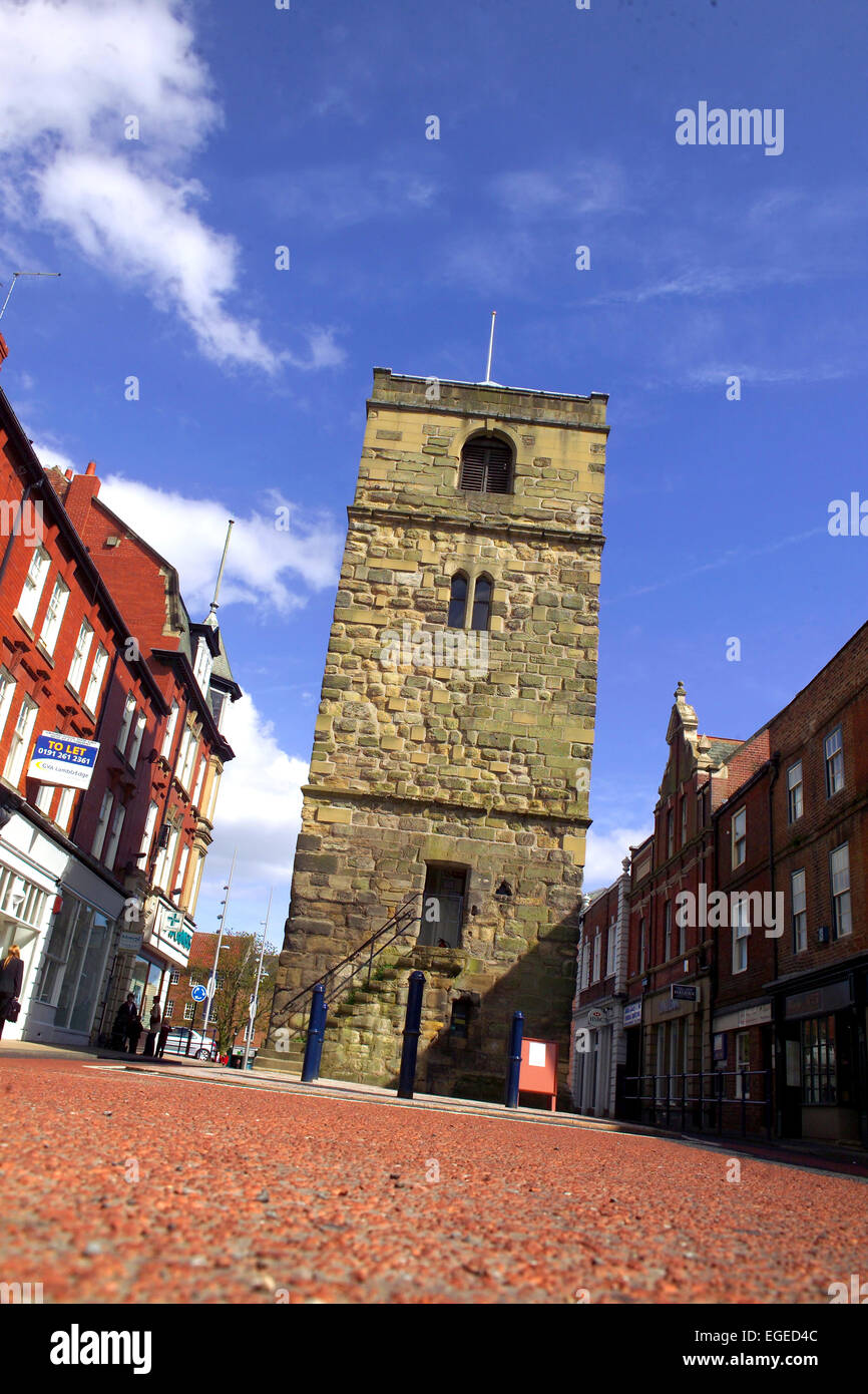 The Morpeth Clock Tower, Northumberland Stock Photo - Alamy