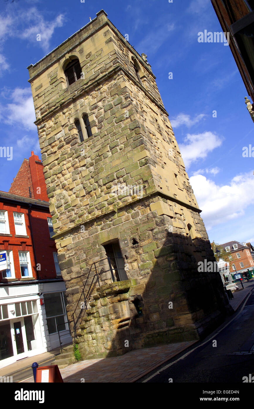 The Morpeth Clock Tower, Northumberland Stock Photo - Alamy