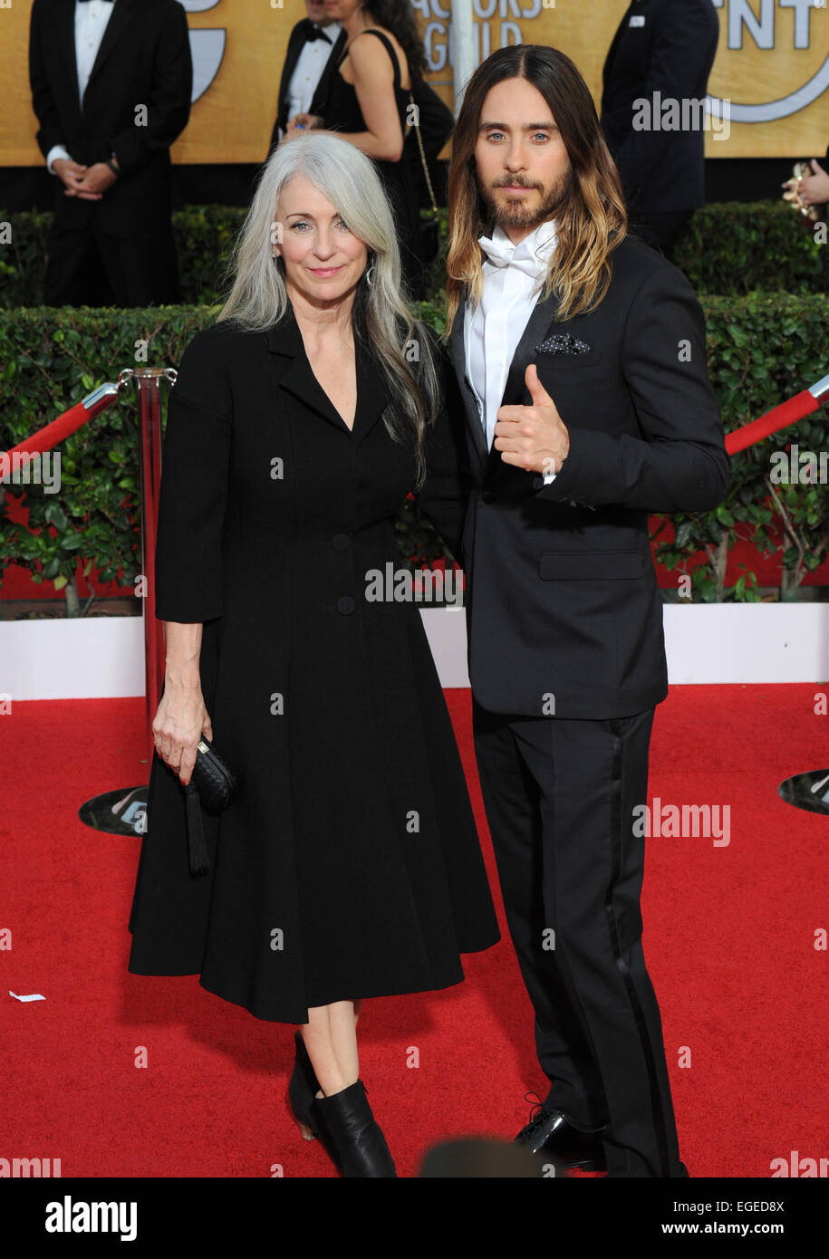 Jared leto and mother hi-res stock photography and images - Alamy