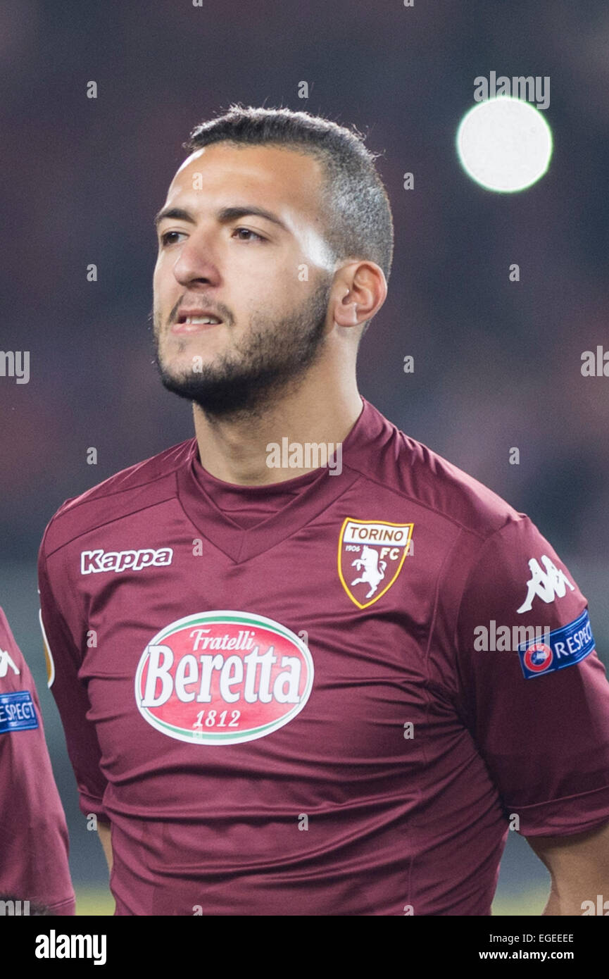 Turin, Italy. 19th Feb, 2015. Omar El Kaddouri (Torino) Football/Soccer ...
