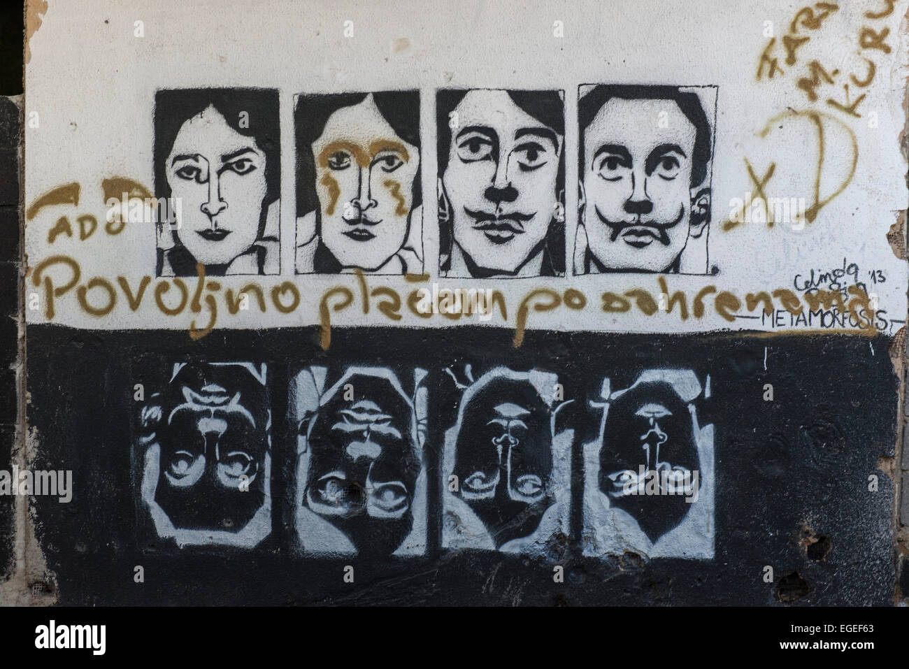 Street Art, Mostar Stock Photo - Alamy